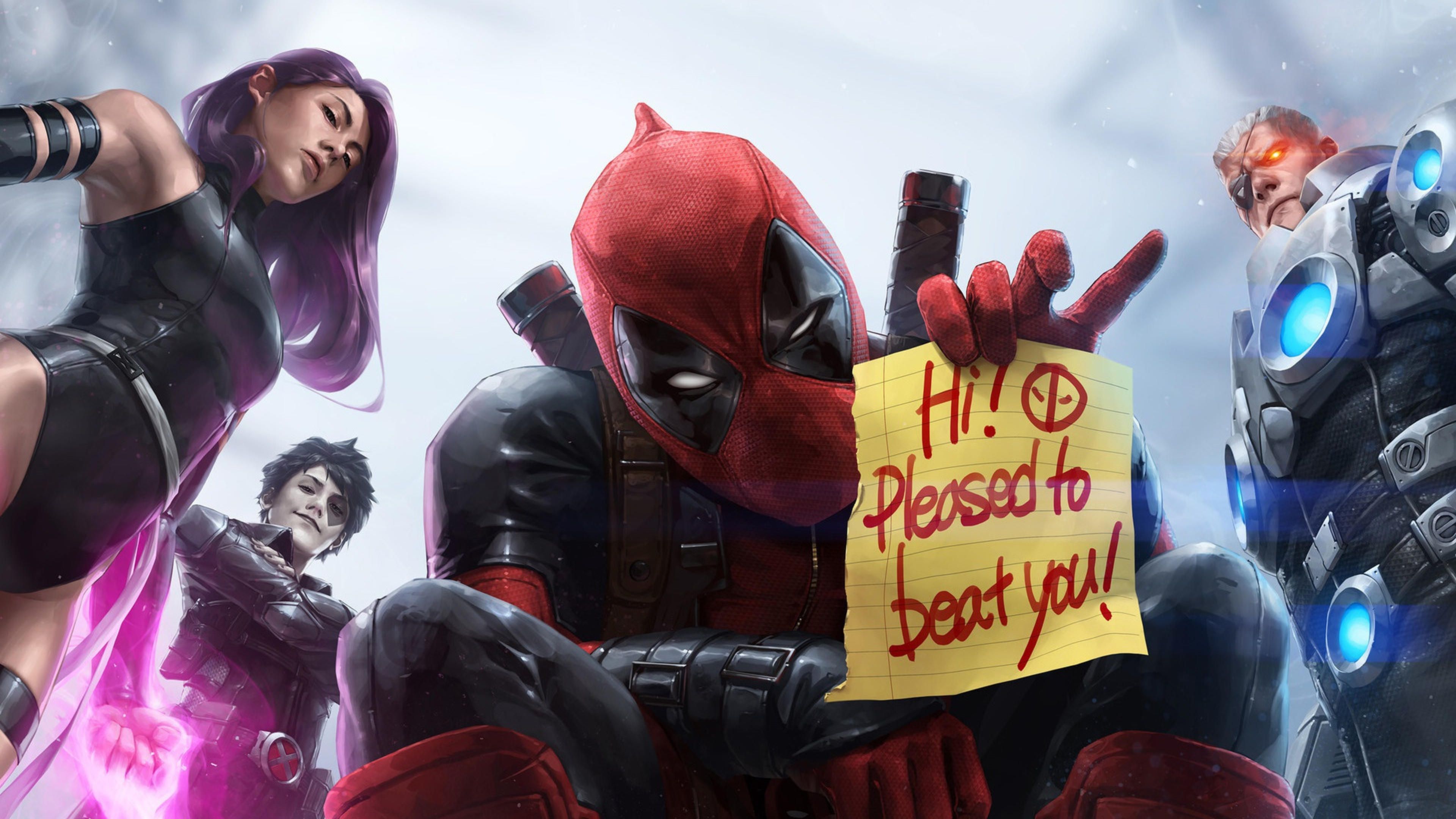 Deadpool Family Wallpaper