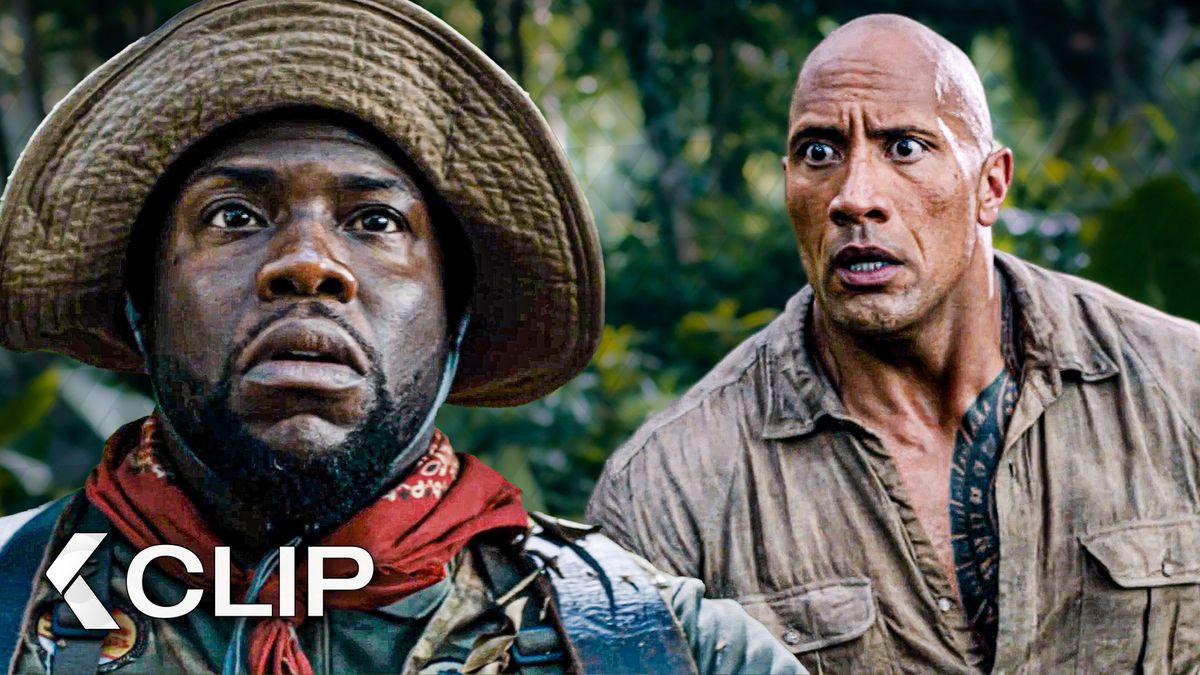 Landing in the Video Game Scene - JUMANJI: Welcome To The Jungle Clip ...