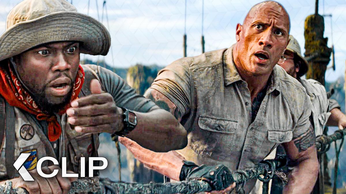 Rope Bridges EXTREME Monkey Chase Scene - JUMANJI: THE NEXT LEVEL Clip ...