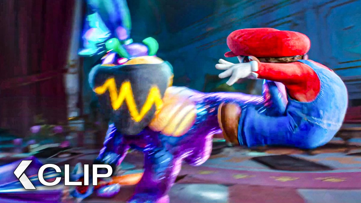 Luigi and Mario Fight Bowser Jr - THE SUPER MARIO GALAXY MOVIE Clip ...